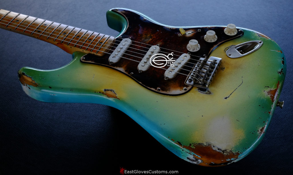 Fender Stratocaster Blue Sky Burst Aged Heavy Relic (RARE) (SOLD ...